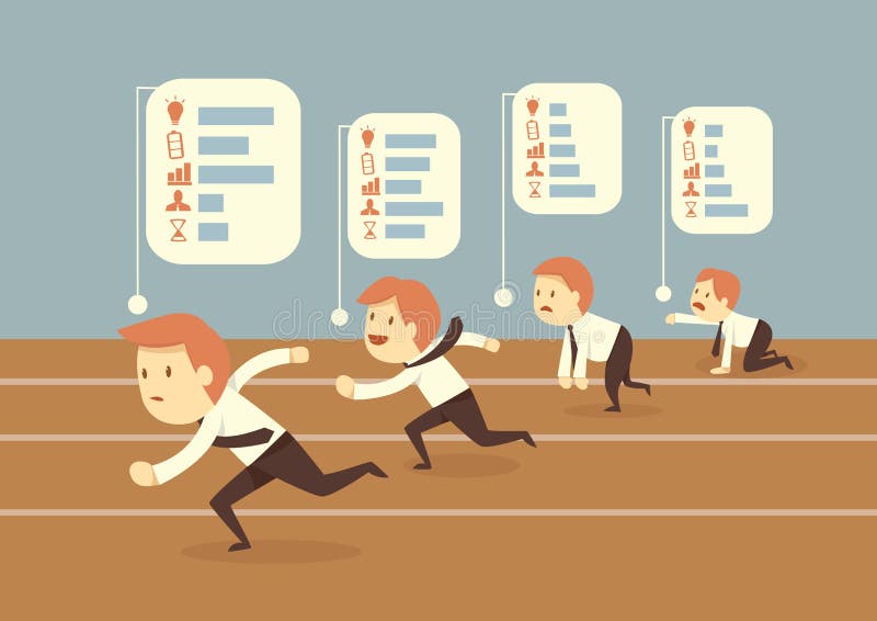 Competição ilustração do vetor. Ilustração de determinado - 30725001