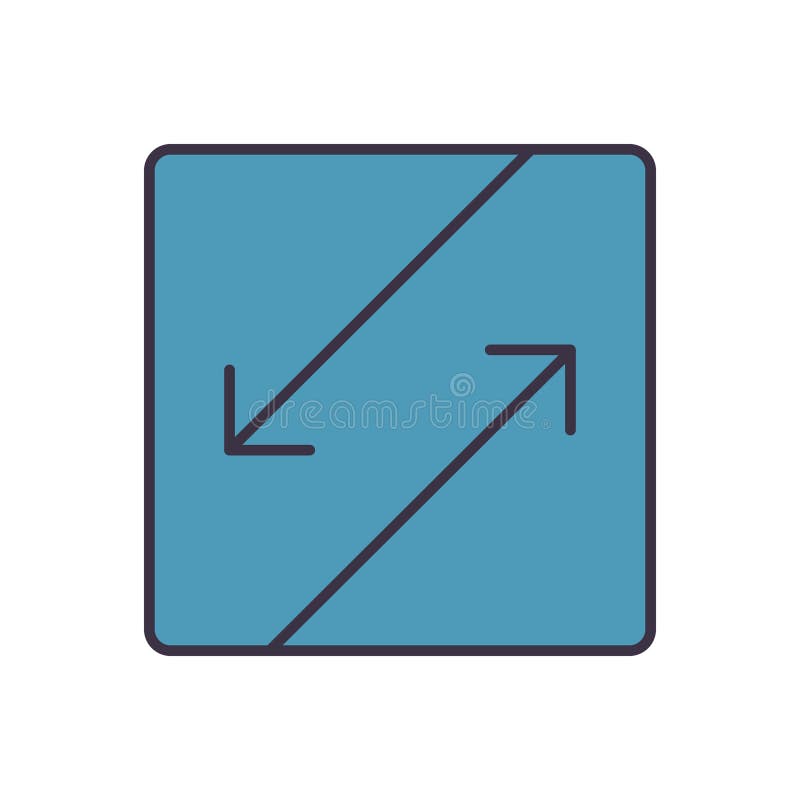 Competing Interests Related Vector Icon Stock Vector - Illustration of ...