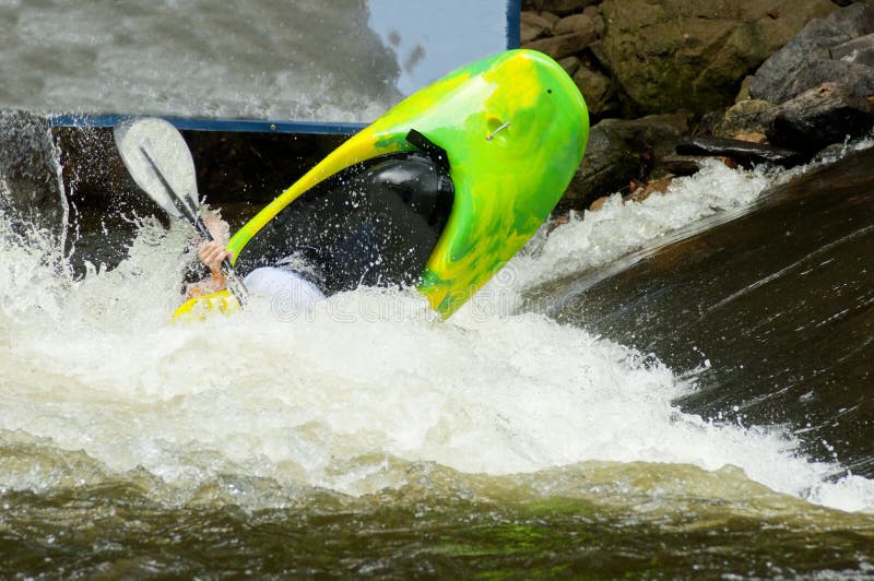 Competing Water Sports on the Pigeon River. Stock Photo - Image of fast ...