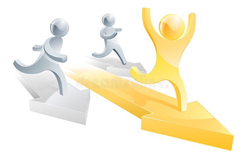 Compitiendo Con A Gente Y Ganando La Competencia Del Maratón Del ...