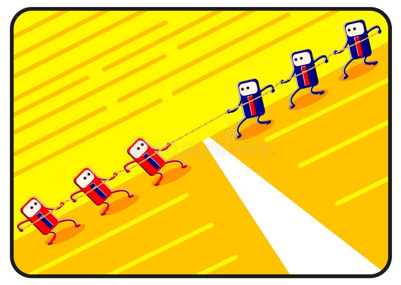 Competition by cartoon stock vector. Illustration of icon - 18605446