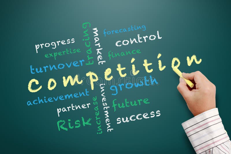 Competition, Opportunity, Determination Stock Image - Image of ...
