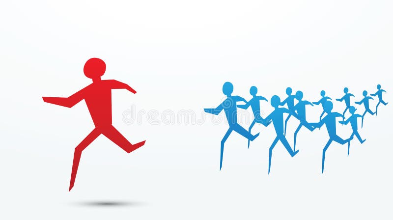 Competition concepts stock illustration. Illustration of trend - 23047736