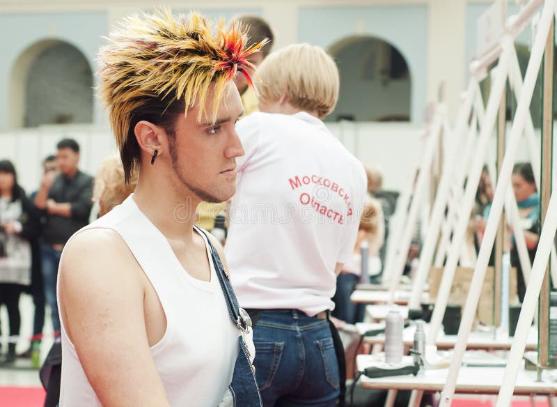 Competition of Creative Man S Hairstyles 10 Editorial Photo - Image of ...