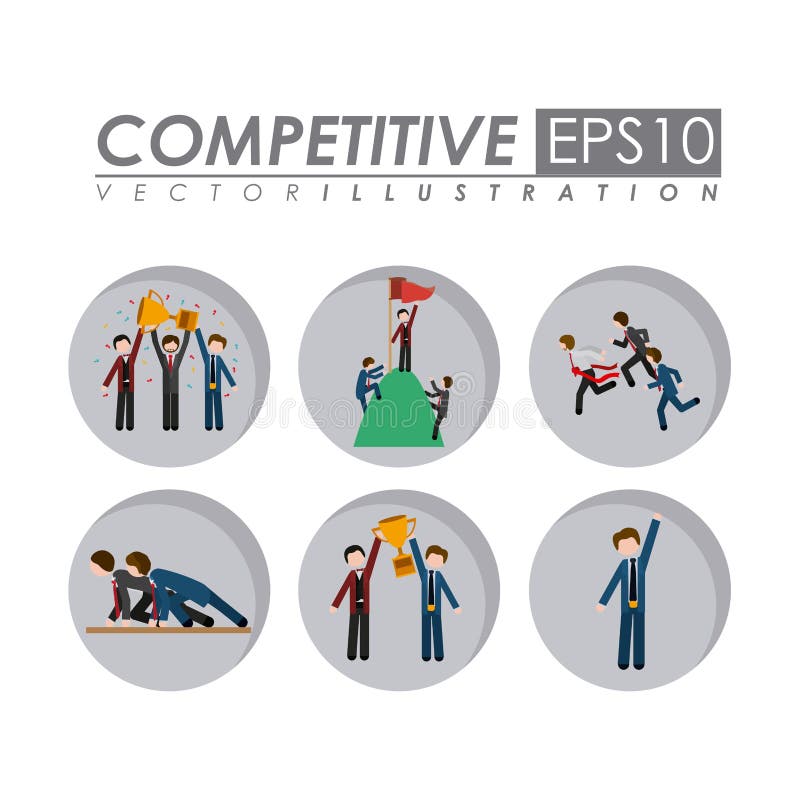 Competition Design , Vector Illustration Stock Vector - Illustration of ...