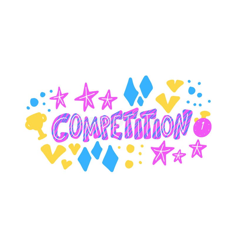 Competition Concept. Vector Word Isolated. Stock Vector - Illustration ...