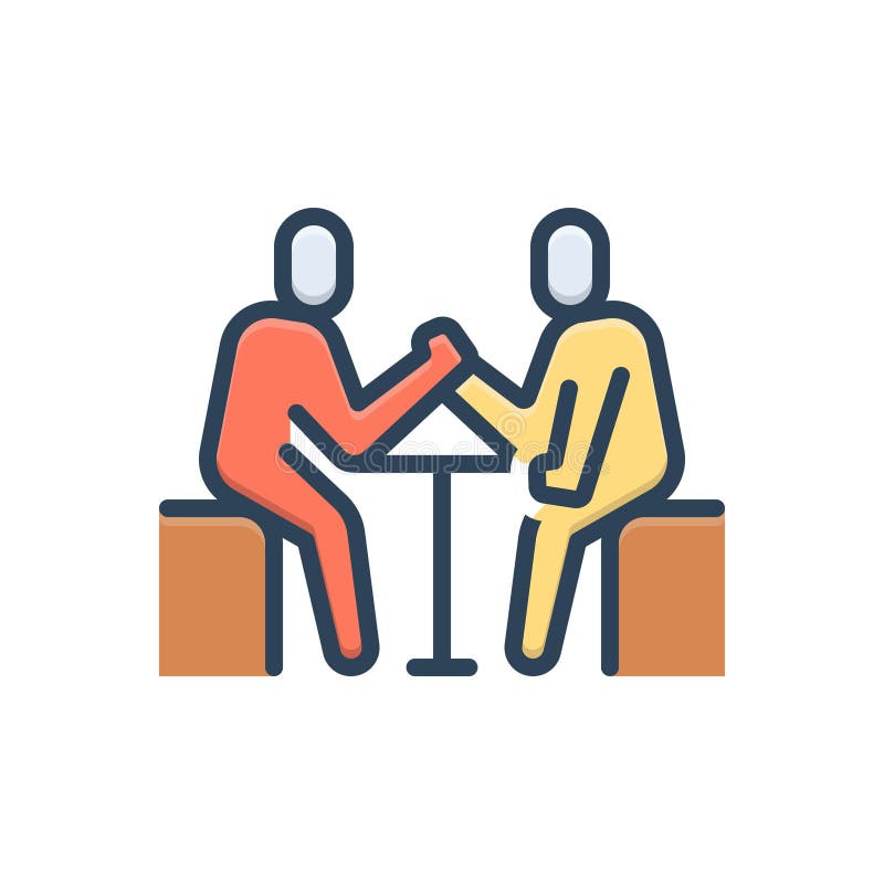 Color Illustration Icon for Competition, Contest and Challenge Stock ...