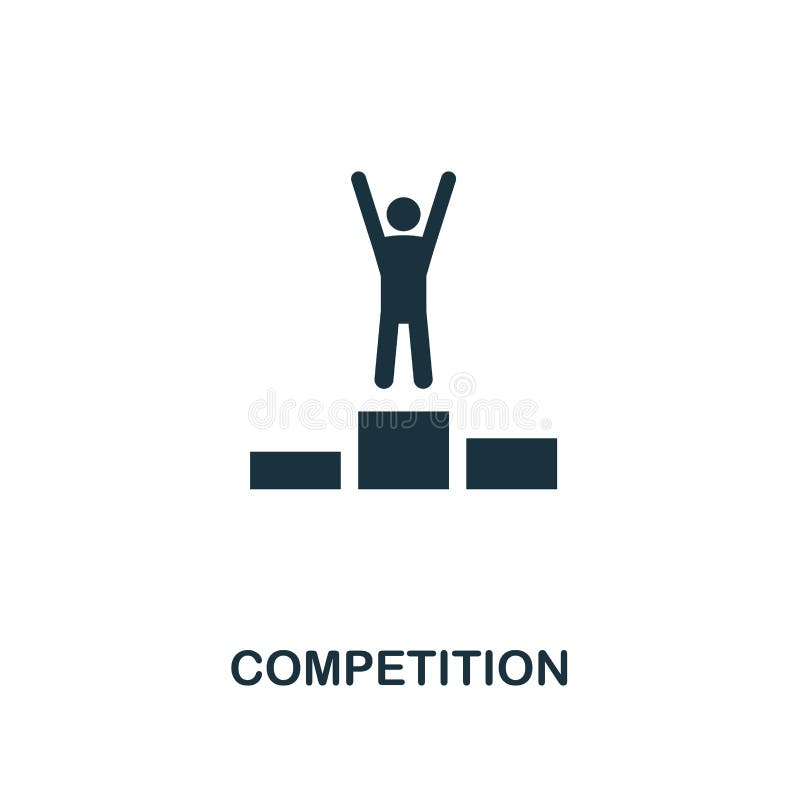 Competition Icon. Simple Element from Startup Icons Collection Stock ...