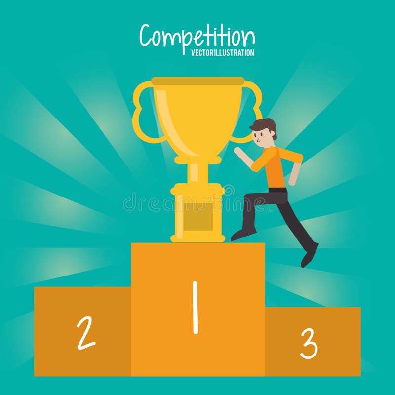 Competition icon design stock vector. Illustration of gold - 65881536