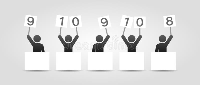 Competition judges icon stock vector. Illustration of sport - 61607677