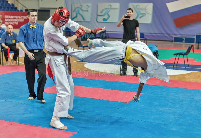 Competition on Kyokushinkai Karate. Editorial Stock Photo - Image of ...