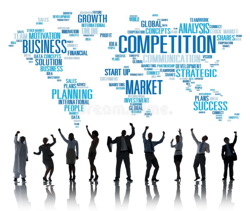 Competition Market Global Challenge Contest Concept Stock Illustration ...