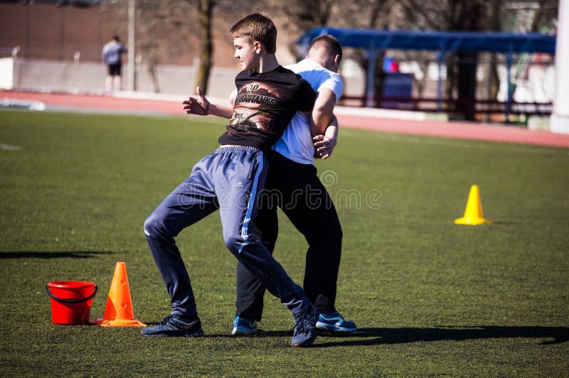 Competition Program with Multiple Exercises Editorial Photography ...