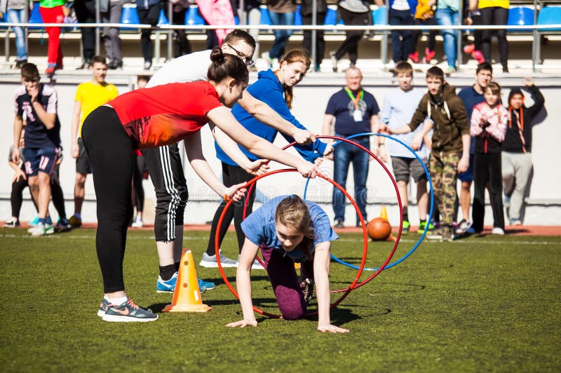 Competition Program with Multiple Exercises Editorial Photo - Image of ...