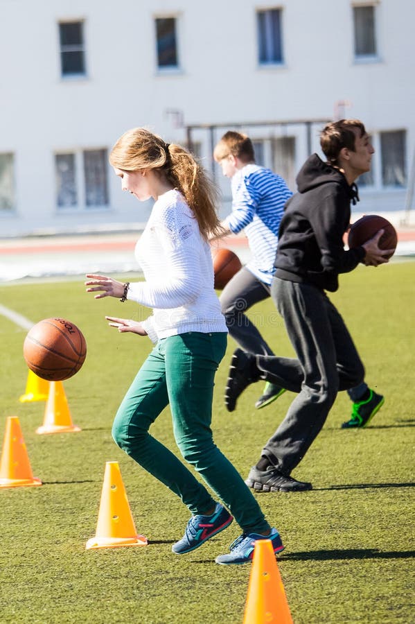Competition Program with Multiple Exercises Editorial Stock Photo ...