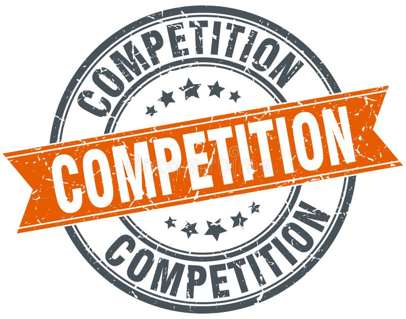 Competition Round Grunge Stamp Stock Vector - Illustration of label ...