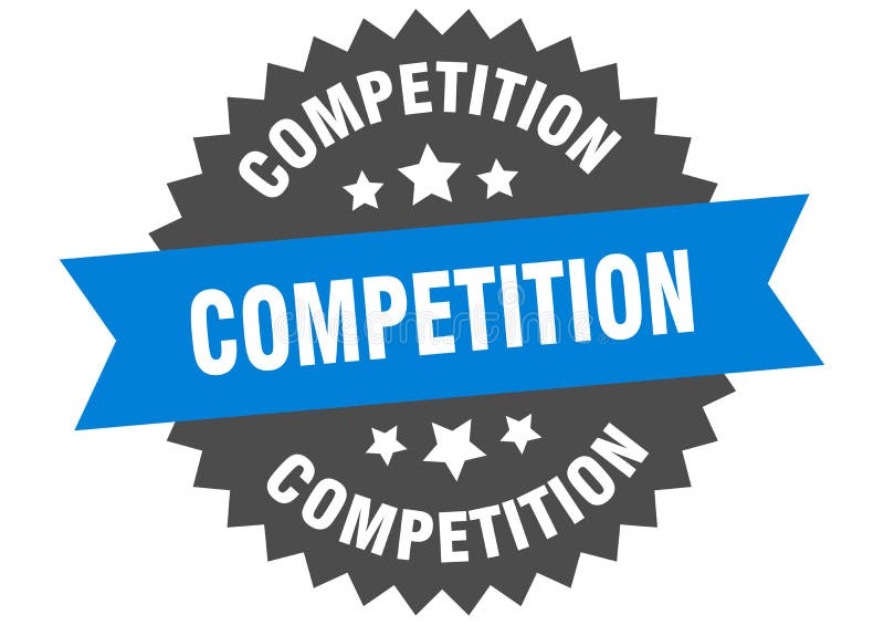 Competition Sign. Competition Circular Band Label. Competition Sticker ...