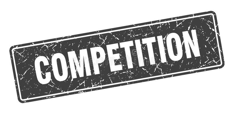 Competition Sign. Competition Circular Band Label. Competition Sticker ...