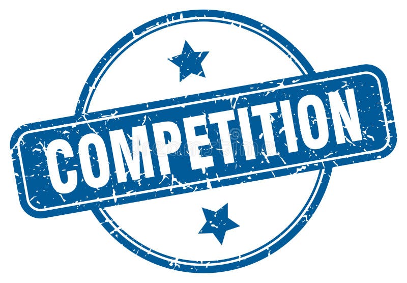 Competition stamp stock vector. Illustration of vector - 122201171