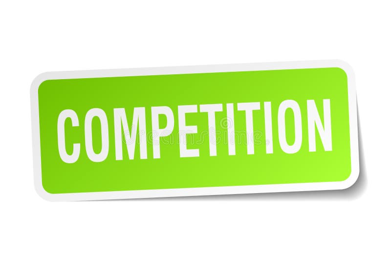 Competition Sticker. Competition Square Sign Stock Vector ...