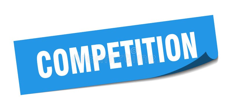 Competition Sticker. Competition Square Sign Stock Vector ...