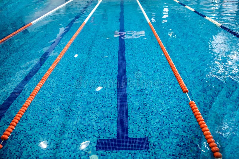 Competition swimming pool stock image. Image of swimming - 185330223