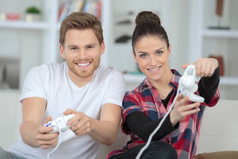 Competition in video game stock image. Image of recreational - 93832657