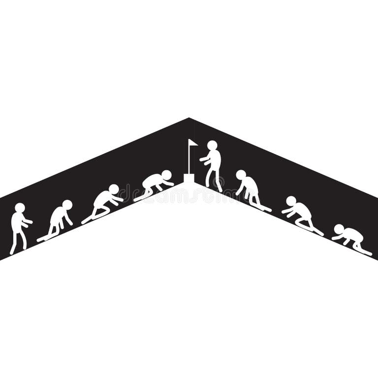 Competition Winner and Loser Stock Vector - Illustration of success ...