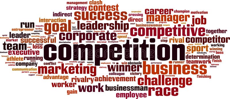 Interaction or Competition Metaphor Stock Illustration - Illustration ...