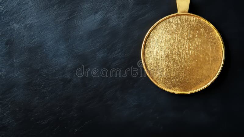 Competitions Elegant Gold Medal Represents Achievement Success Honor ...