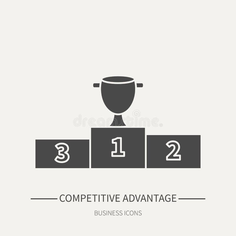 Competitive Advantage - Business Icon in Flat Style. Graphic Design ...