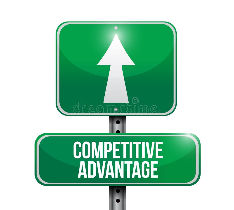 Competitive Advantage Race Team Vs Lone Competitor Stock Illustration ...