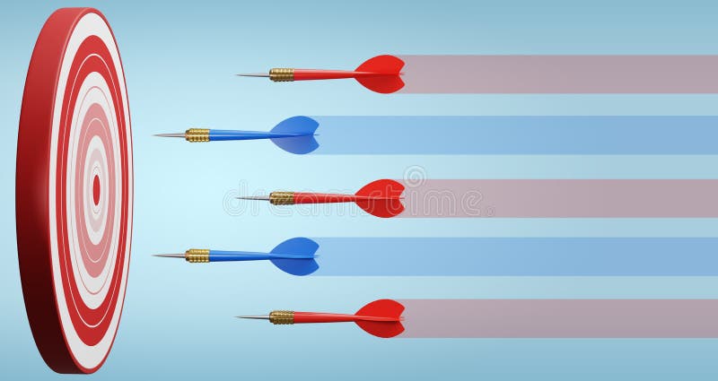 Competitive Advantage, Strategic Marketing Concept. 3d Illustration ...