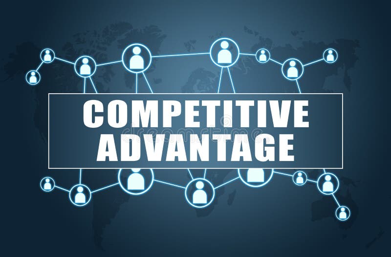 Competitive Advantage Text Concept Stock Illustration - Illustration of ...