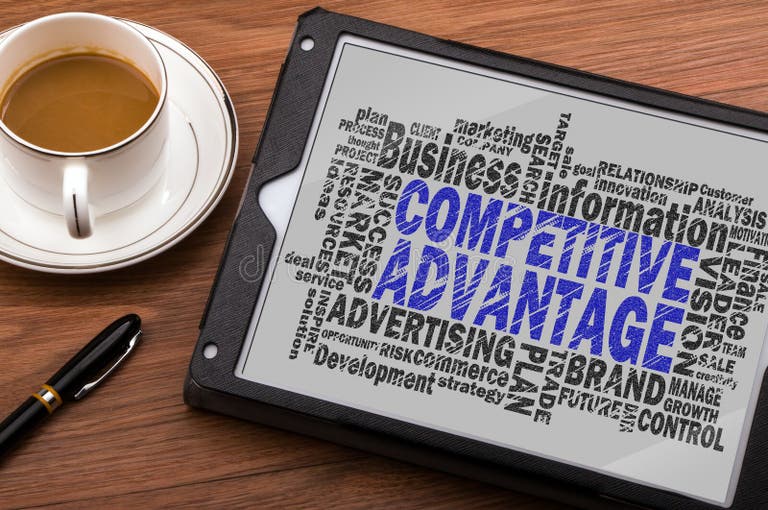 Competitive Advantage Word Cloud Stock Photo - Image of business ...