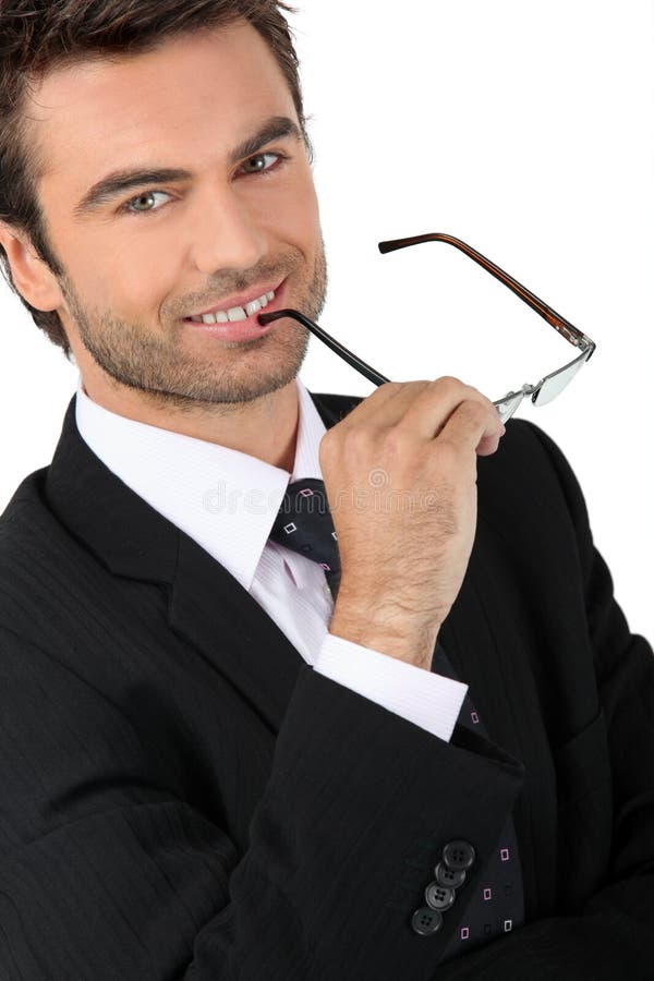 Competitive businessman stock photo. Image of motivation - 24159194