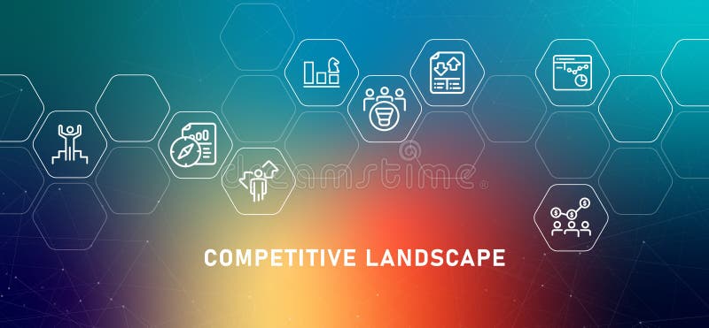 Competitive Landscape Gradient Header Corporate Rivalry Market Research ...