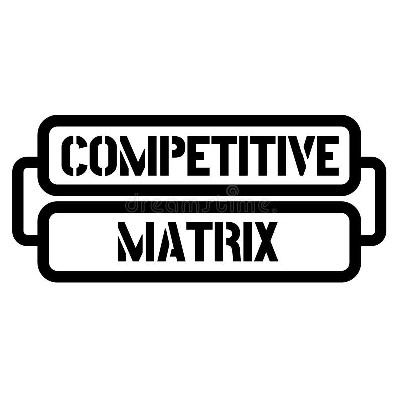 Competitive Matrix Stock Illustrations – 55 Competitive Matrix Stock ...