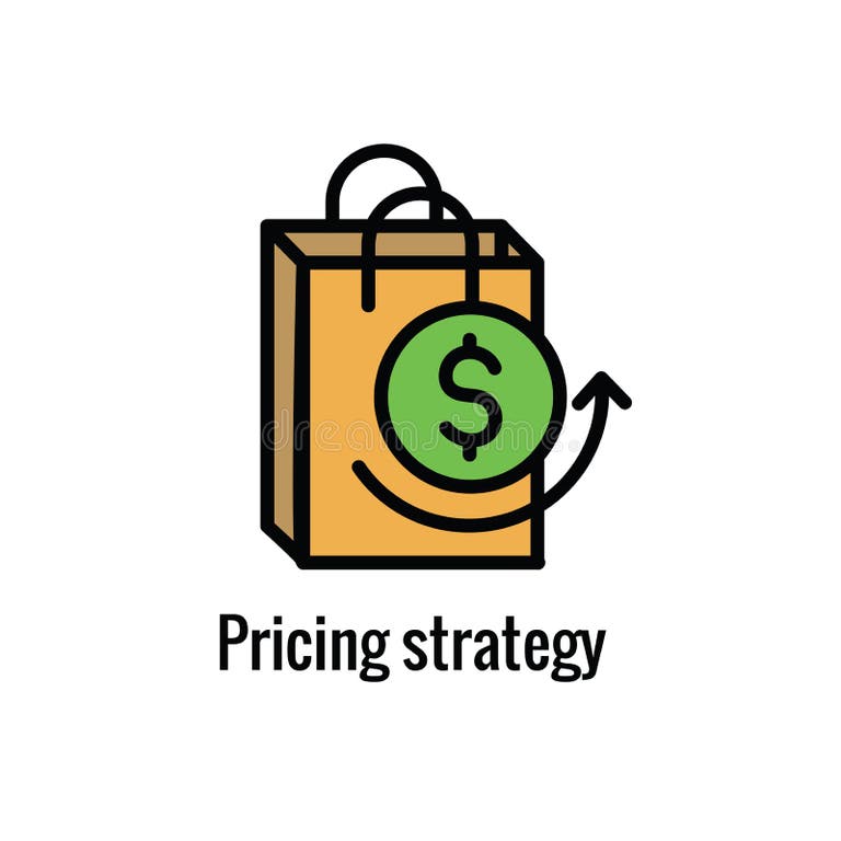 Competitive Pricing Icon Showing an Aspect of Pricing, Growth ...