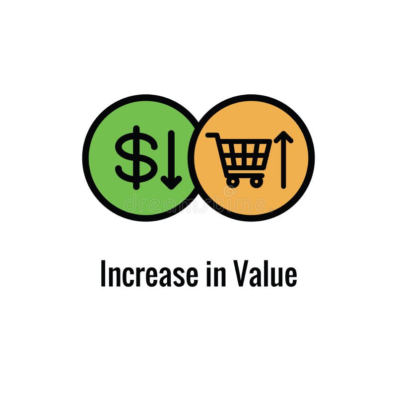 Competitive Pricing Icon Showing an Aspect of Pricing, Growth ...