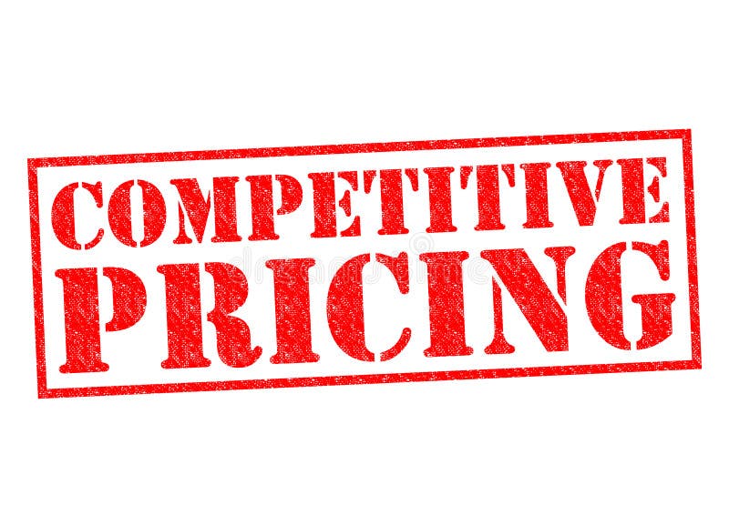 Competitive pricing stock illustration. Illustration of business - 88002654