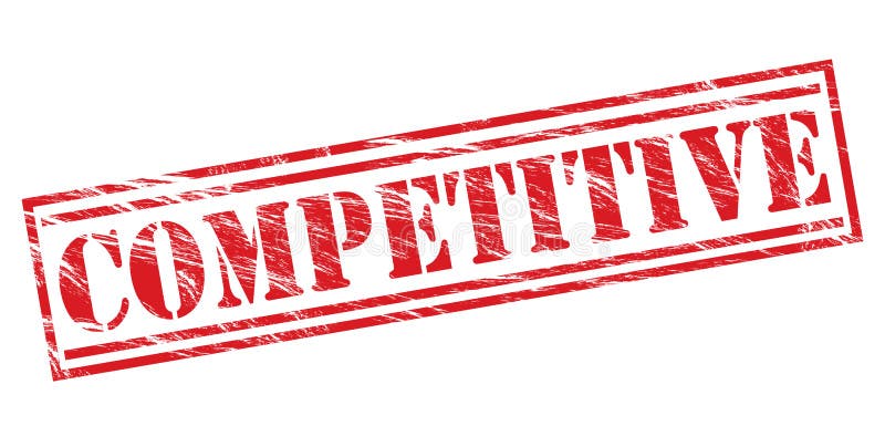 Competitive stamp stock illustration. Illustration of background ...