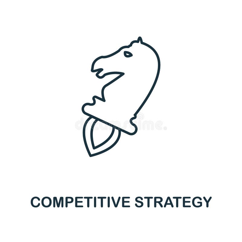 Competitive Strategy Wheel Business Diagram Illustration Stock ...