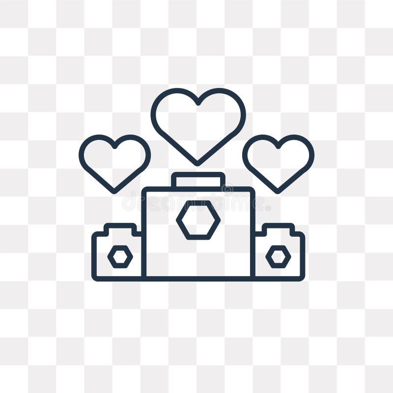 Competitive Vector Icon Isolated on Transparent Background, Line Stock ...