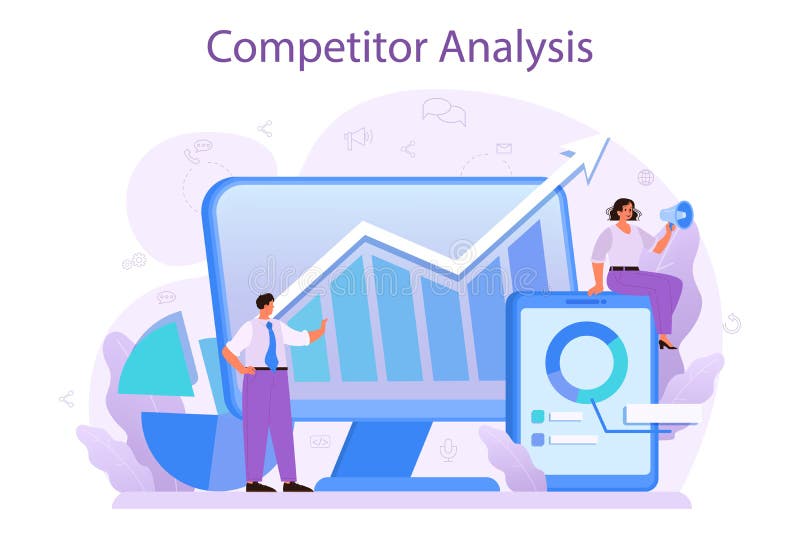 Competitor Analysis Chart Stock Illustrations – 471 Competitor Analysis ...