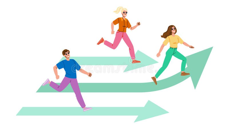 Competitor Competitive Advantage Vector Stock Illustration ...