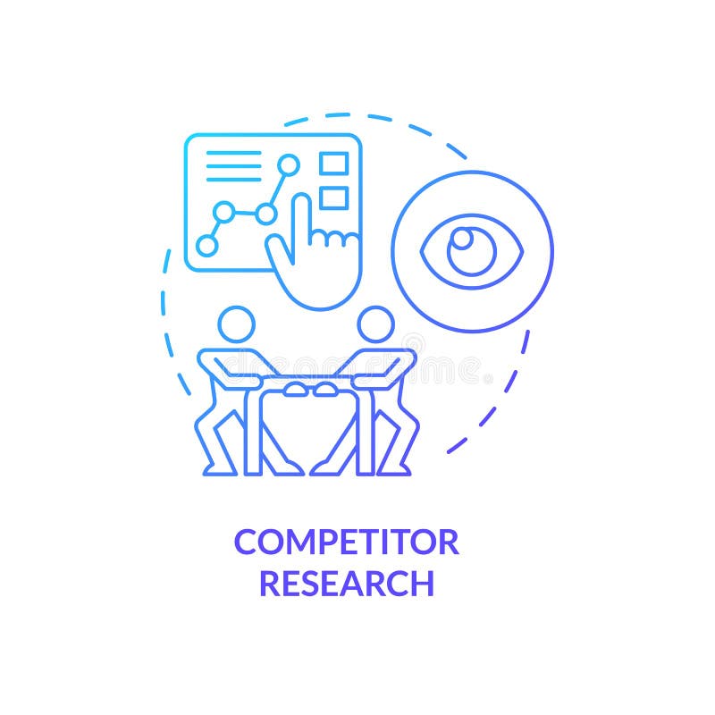 Competitor Analysis Icon Stock Illustrations – 762 Competitor Analysis ...