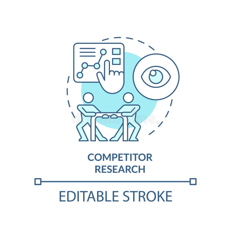 Competitor Analysis Icon Stock Illustrations – 556 Competitor Analysis ...