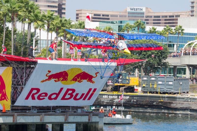 Competitors Perform a Flight on Red Bull Flugtag Editorial Stock Photo ...