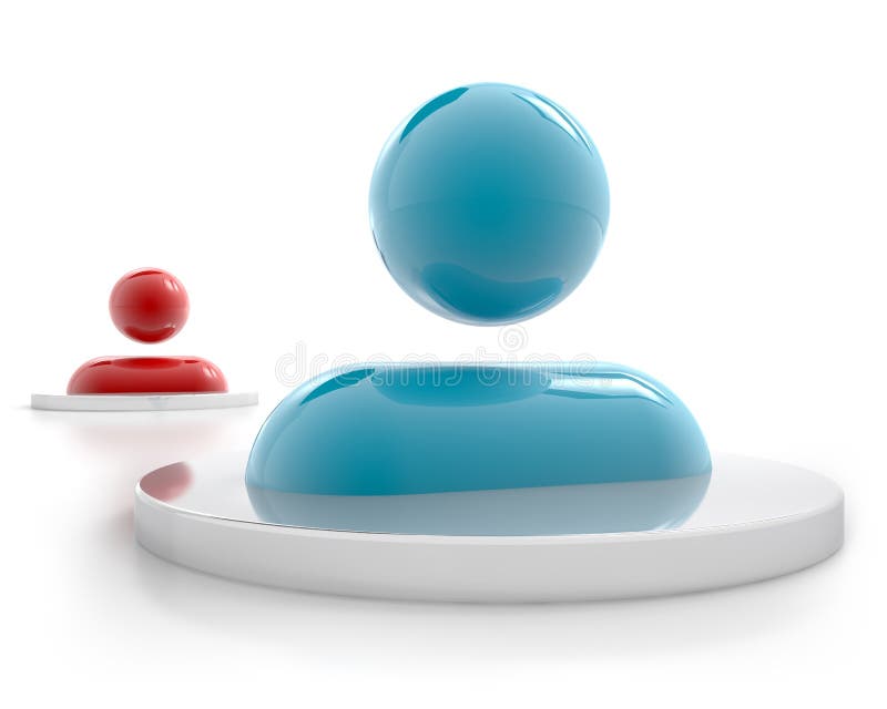 Competitors stock illustration. Illustration of cooperation - 37448848